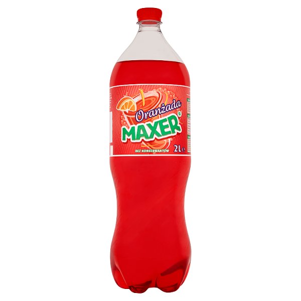 Maxer Napój gazowany oranżada czerwona 2 l, 1 szt/2,000 litr, Maxer ...