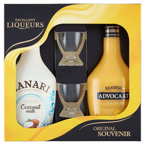 Excellent Liqueurs Dalkowski Advocaat Likier jajeczny 350 ml i Canari ...