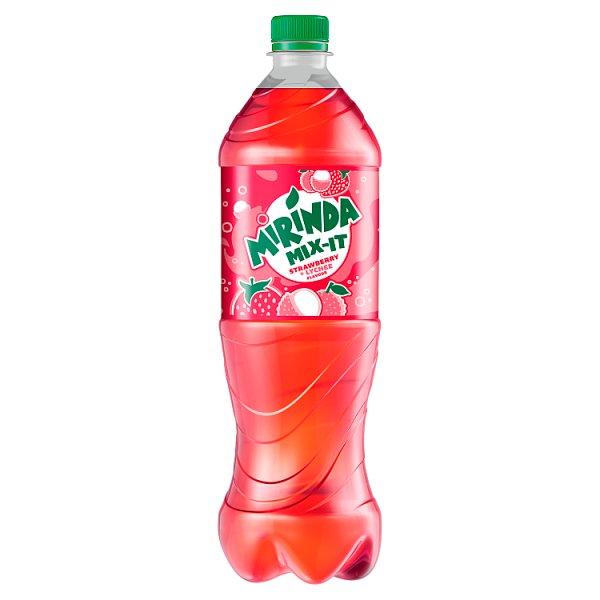 Mirinda Mix-It Strawberry + Lychee Napój gazowany 1 l, 1 szt, Mirinda ...