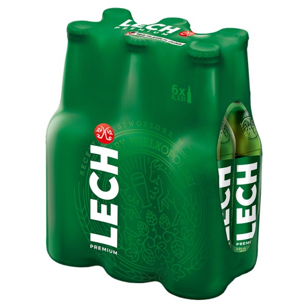 Lech Premium Piwo jasne 6 x 0,33 l, 1 op/1,980 litr, Lech - Spar ...