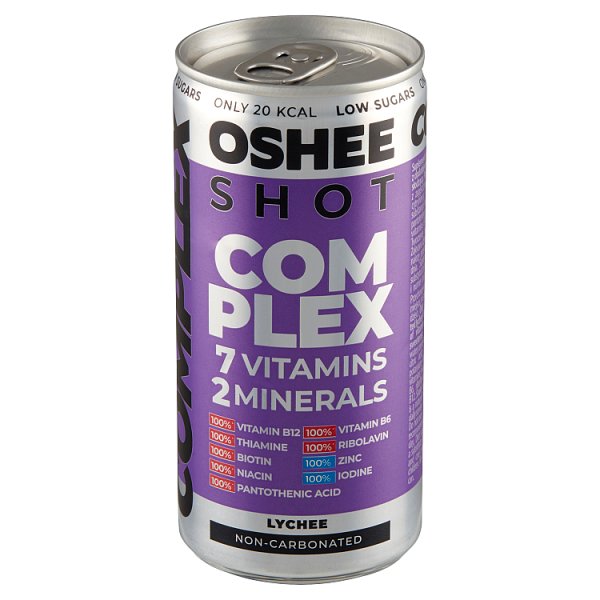 Oshee Shot Complex Suplement diety napój niegazowany o smaku liczi 200 ...