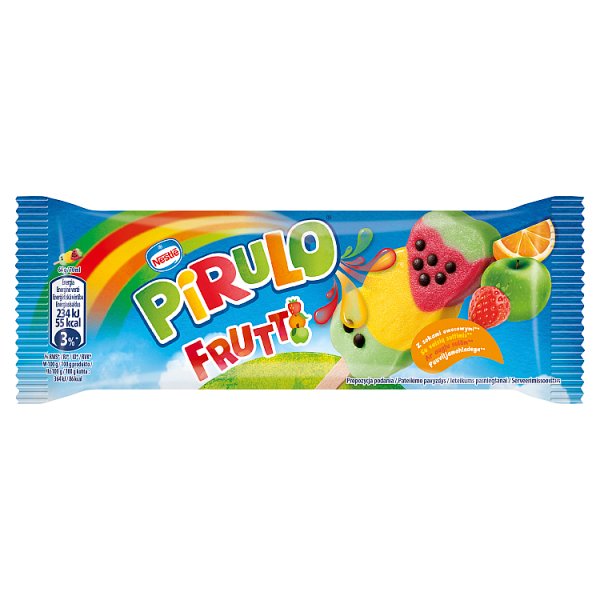 Pirulo Frutti Lody wodne jabłkowe sorbet pomarańczowy i lody wodne ...
