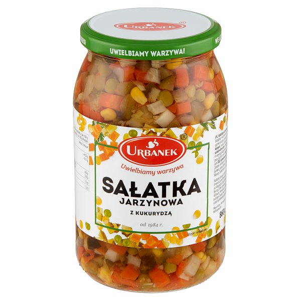 Urbanek Sałatka jarzynowa z kukurydzą 860 g, 1 szt/0,860 kg, Urbanek ...