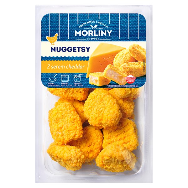 Morliny Nuggetsy z serem cheddar 300 g, 1 szt/0,300 kg, Morliny - Spar ...