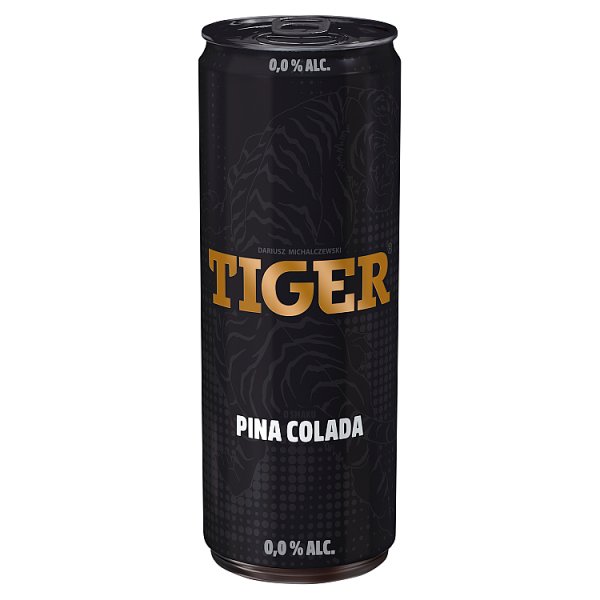 Tiger Gazowany bezalkoholowy napój owocowy o smaku pina colada 250 ml ...