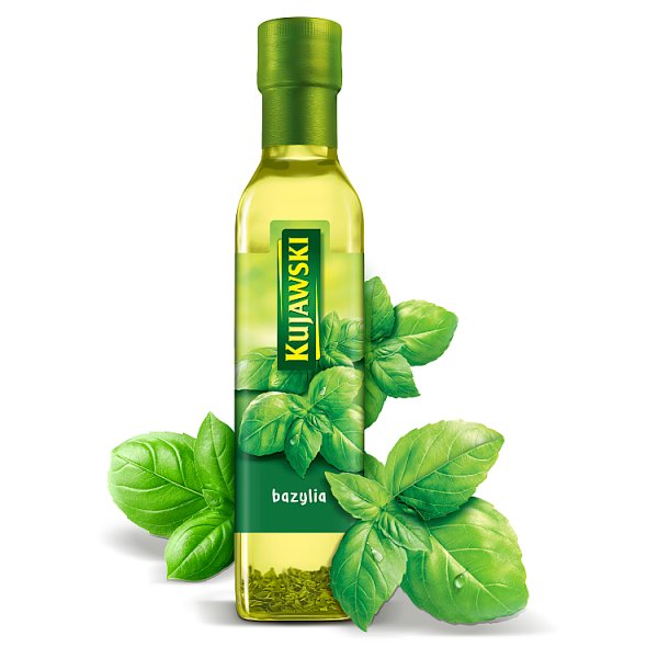 Kujawski Olej rzepakowy z pierwszego tłoczenia z bazylią 250 ml, 1 szt, Kujawski - Spar (dawniej ...