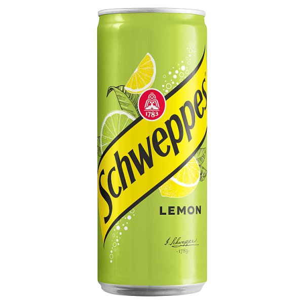 Schweppes Lemon Napój gazowany 330 ml, 1 szt/0,330 litr, Schweppes ...