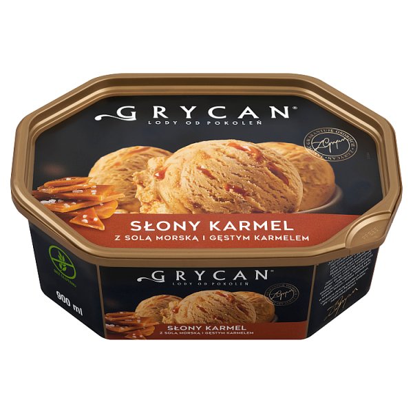 Grycan Lody słony karmel 900 ml, 1 szt/0,900 litr, Grycan - Spar ...