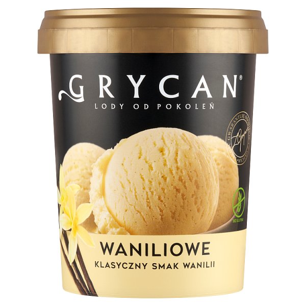 Grycan Lody waniliowe 500 ml, 1 szt/0,500 litr, Grycan - Spar (dawniej ...
