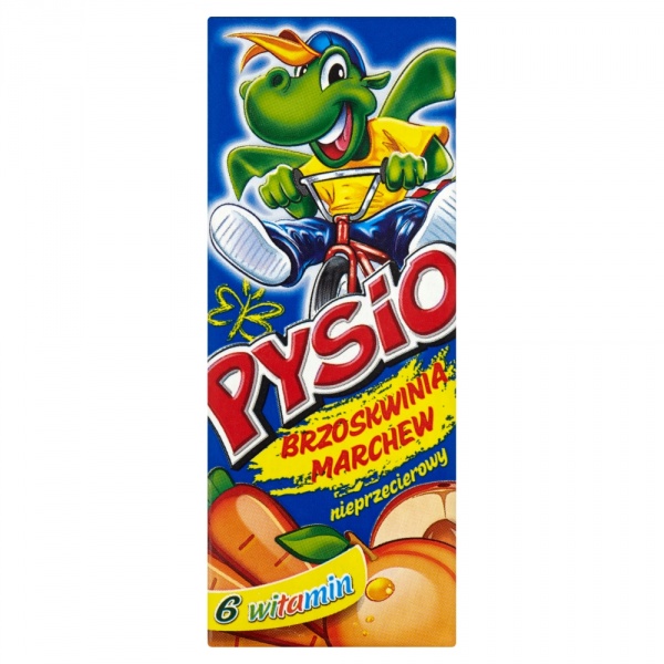 Napój Pysio brzoskwinia-marchew , 1 szt/0,200 litr, Pysio - Spar ...
